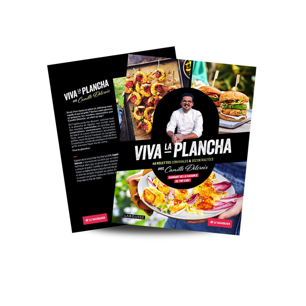 Livre Recettes Viva La Plancha Larousse Le Marquier Le Comptoir De