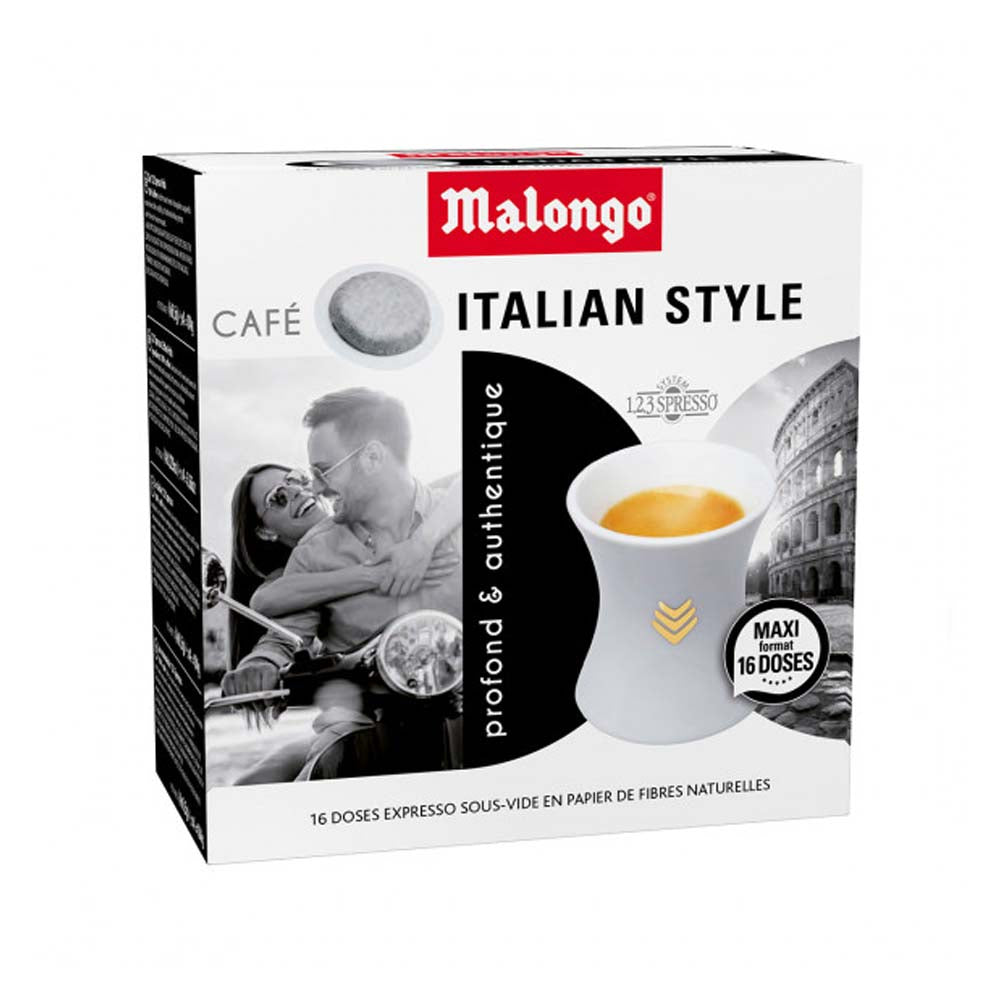 100 Dosettes de café Italian Style - Machine EOH - MALONGO – Le ...
