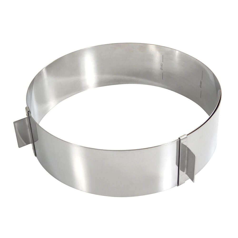Cercle réglable inox - de 160 à 280 mm diamètre - GOBEL – Le Comptoir ...